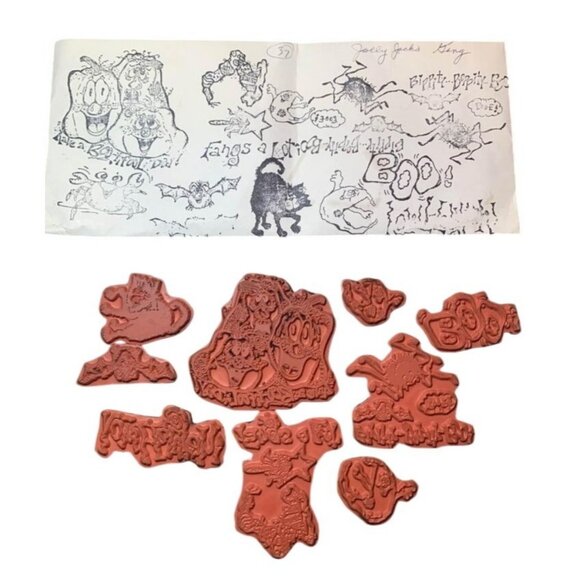 Lindy's Stamp Gang | Office | Jolly Jacks Gang Unmounted Halloween ...